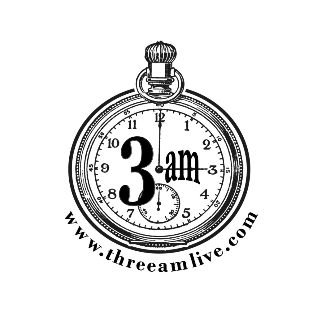 3am black clear logo | "Live And Local Music Lafayette"